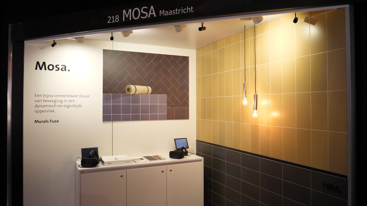 Mosa presenteert wandtegelcollectie Murals Fuse tijdens Architect@Work